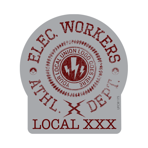 Custom Electrical Worker Stickers – Union Made Stickers