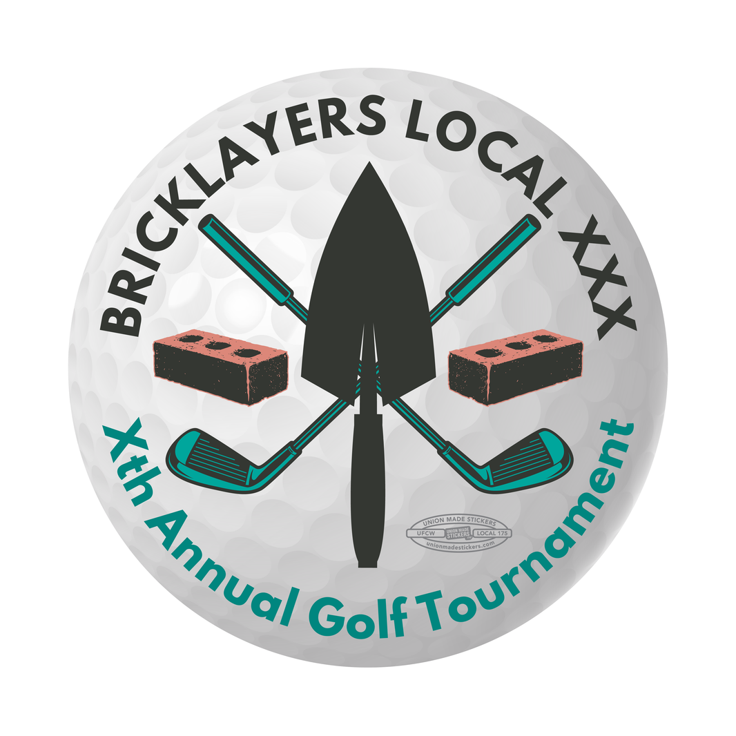 Golf Tournament Stickers – Union Made Stickers
