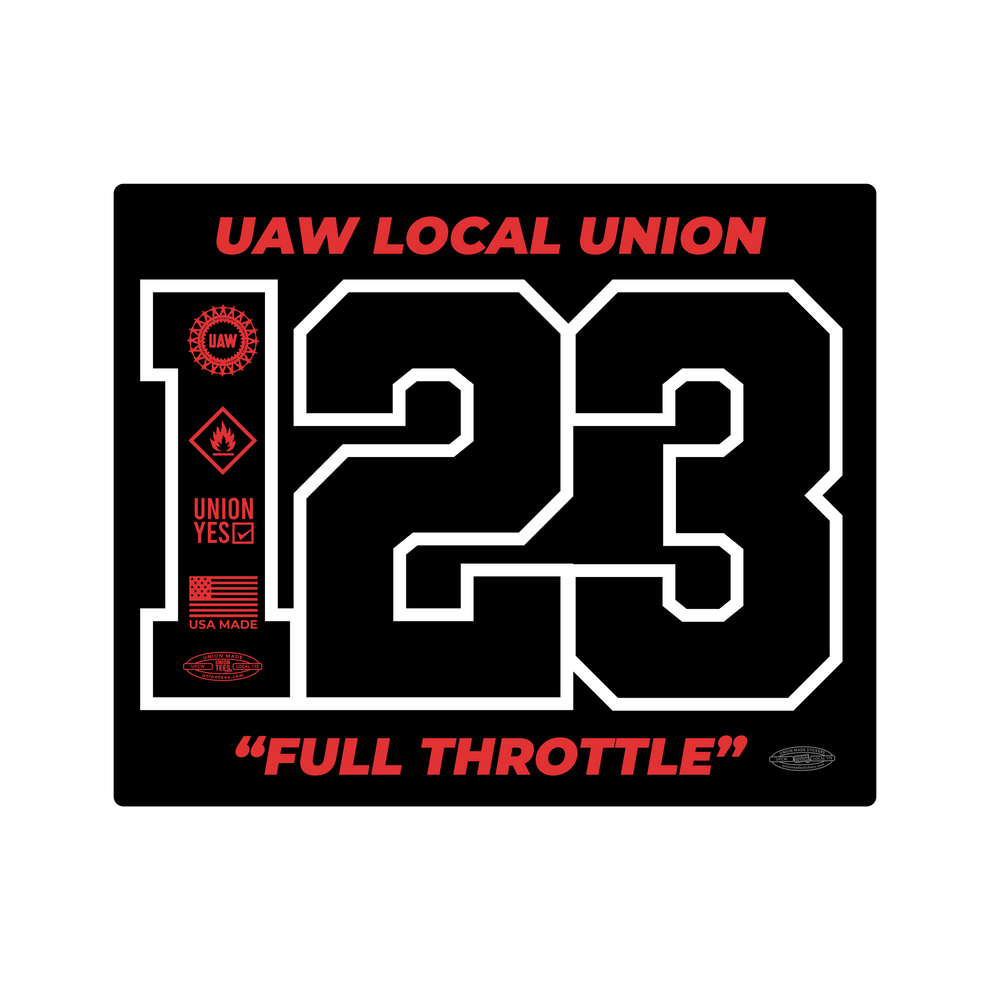 Full Throttle – Union Made Stickers