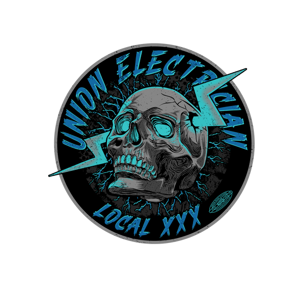 Electric Skull – Union Made Stickers
