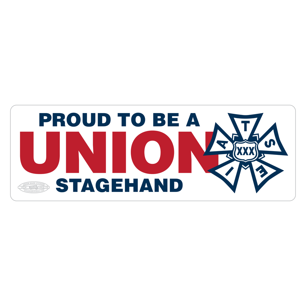 IATSE Proud – Union Made Stickers