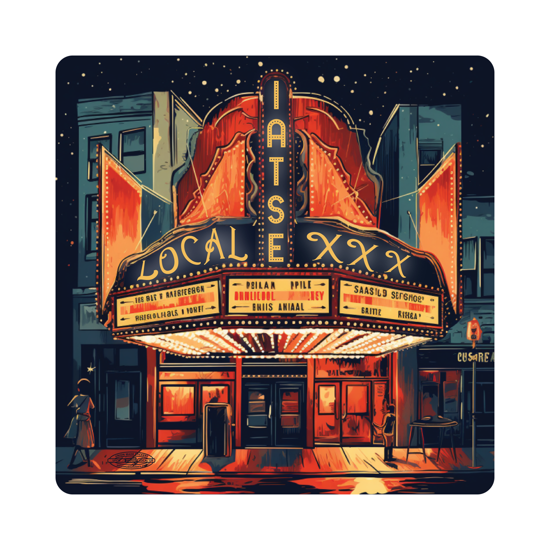 Night Life – Union Made Stickers