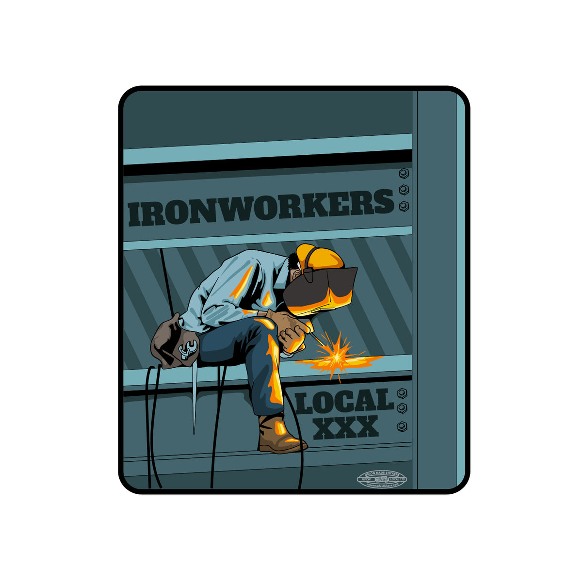 High Beam Welder – Union Made Stickers