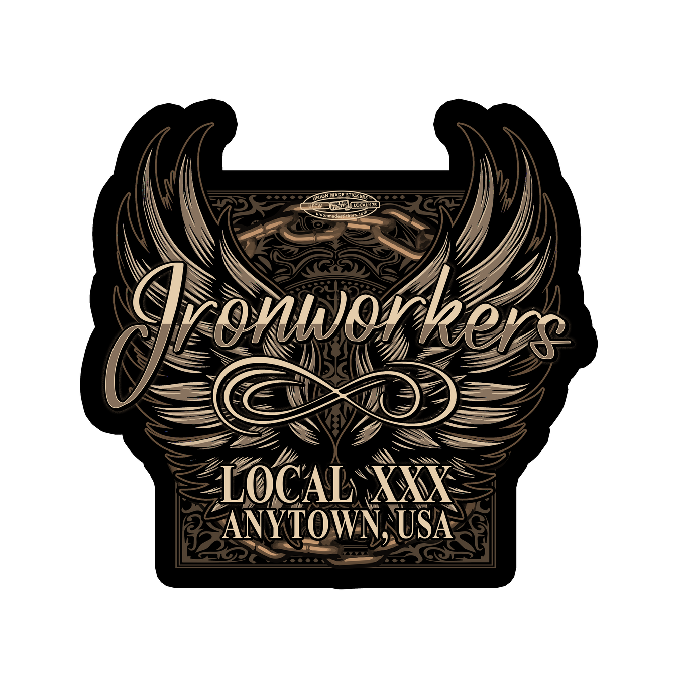 Iron Wings – Union Made Stickers