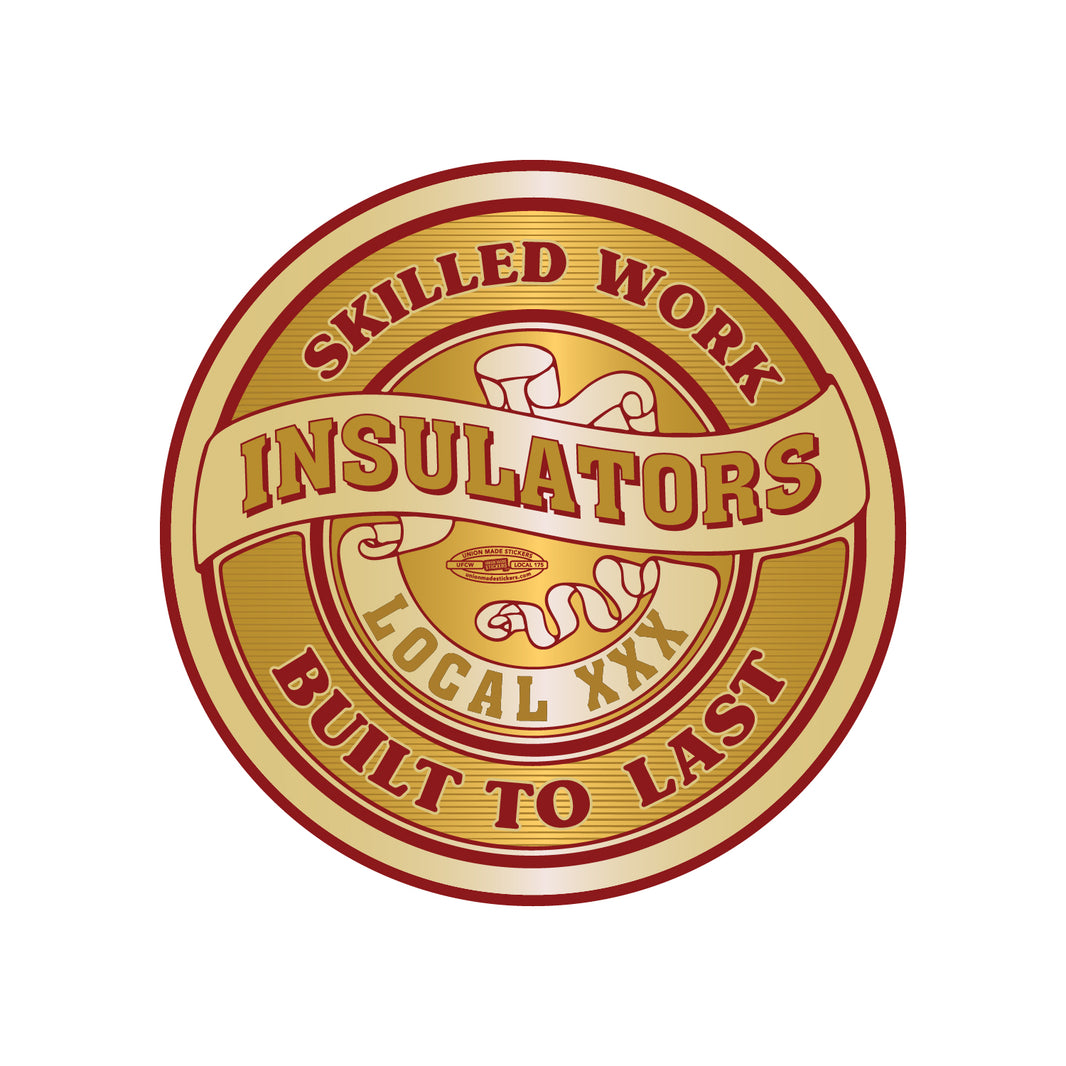 Custom Insulator Stickers – Union Made Stickers