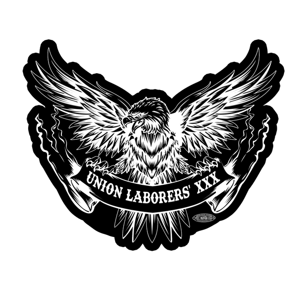 Eagle Inverted – Union Made Stickers
