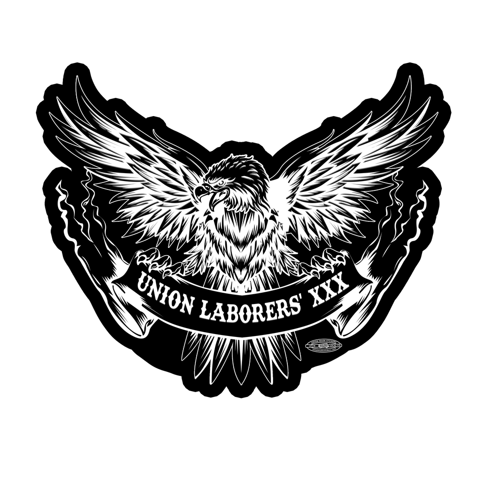 Eagle Inverted – Union Made Stickers