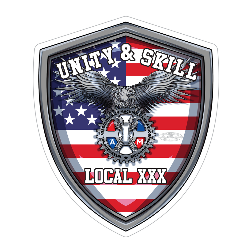 Unity & Skill – Union Made Stickers