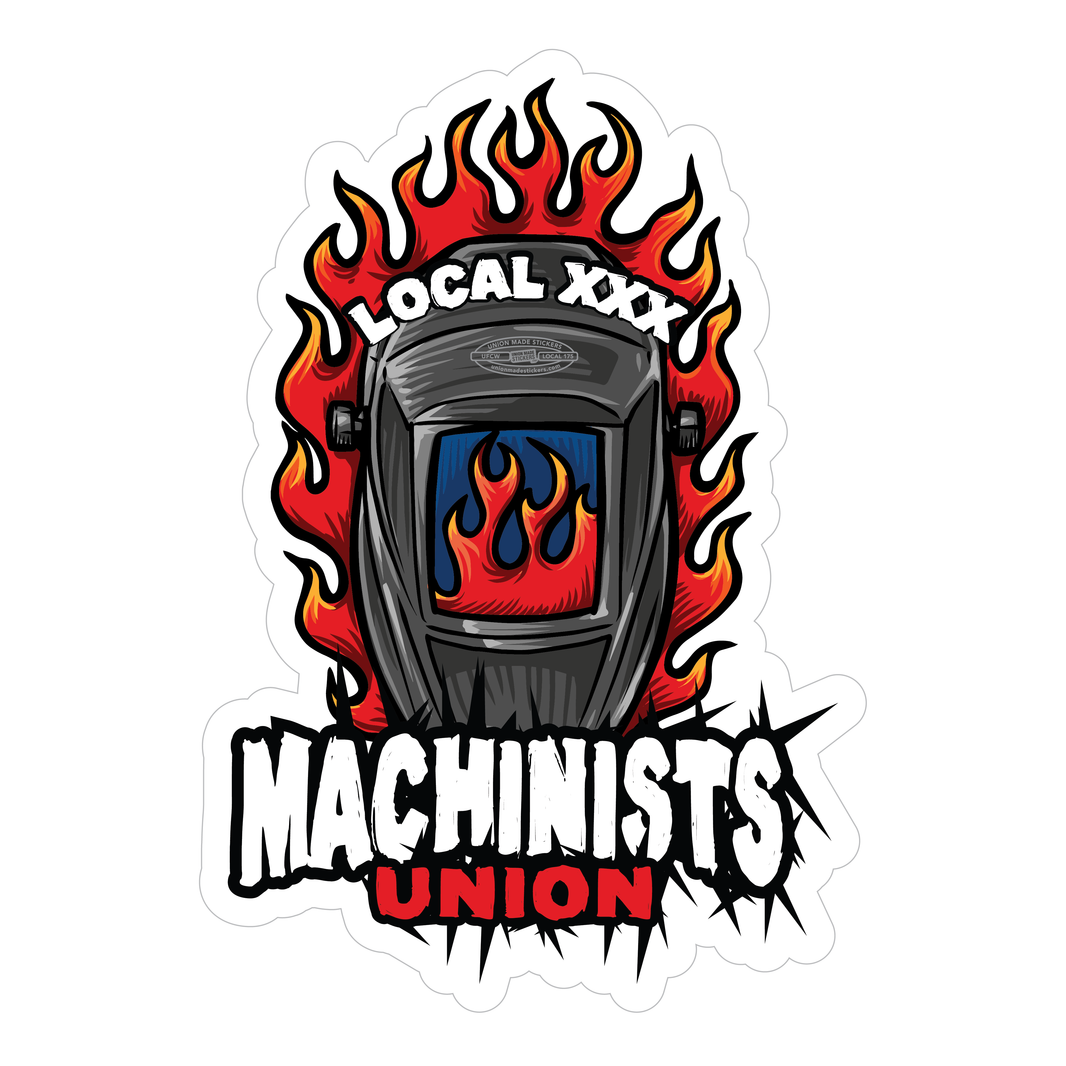 Machinist Stickers – Union Made Stickers