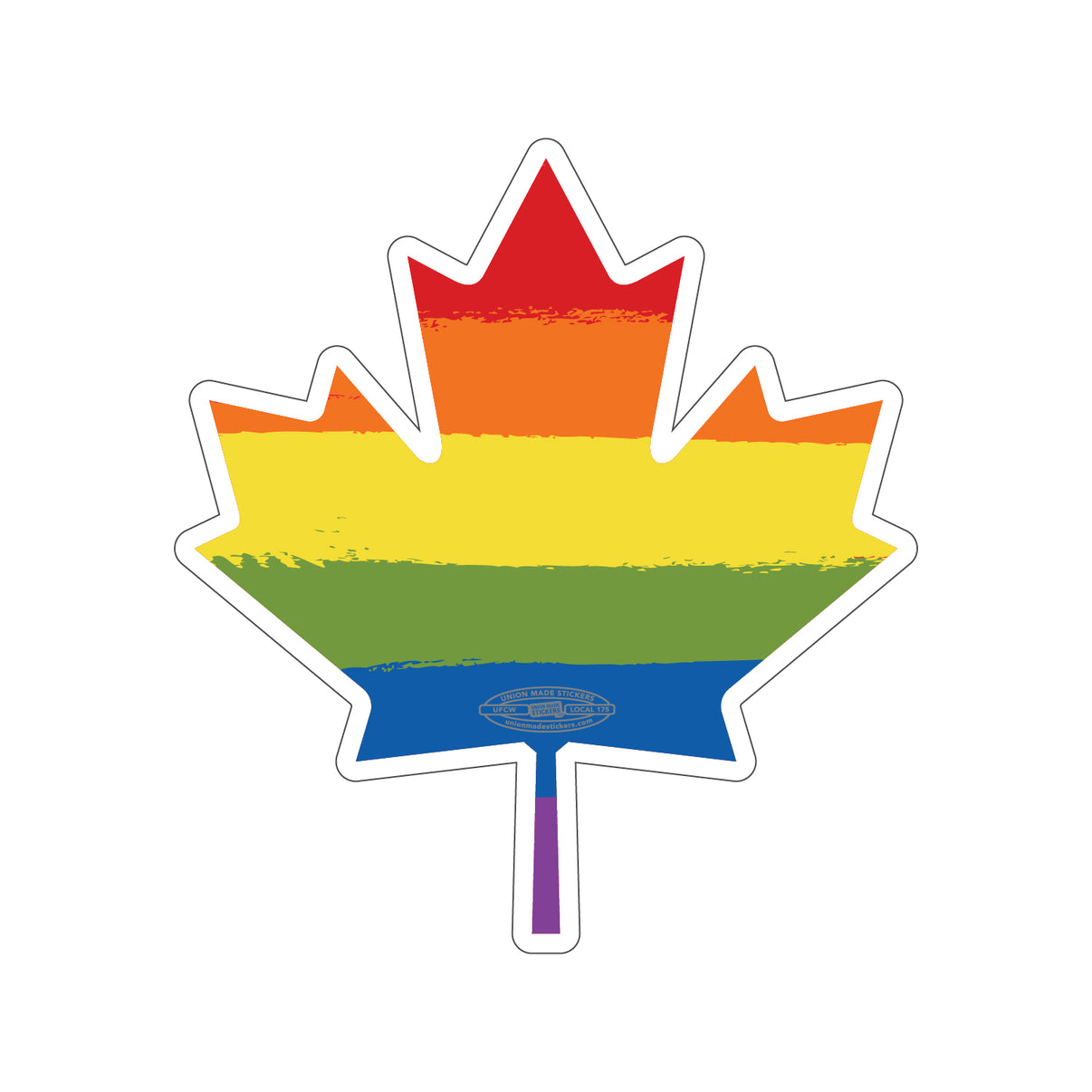 Pride Flag Canada – Union Made Stickers