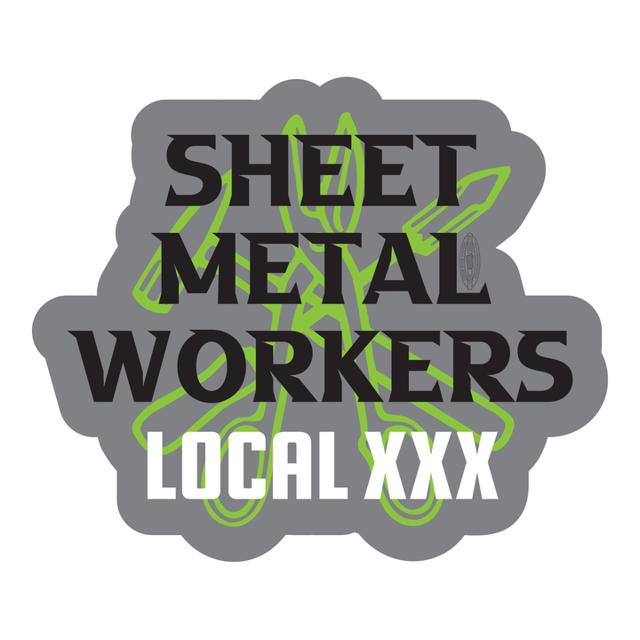 Custom Sheet Metal Worker Stickers – Page 2 – Union Made Stickers