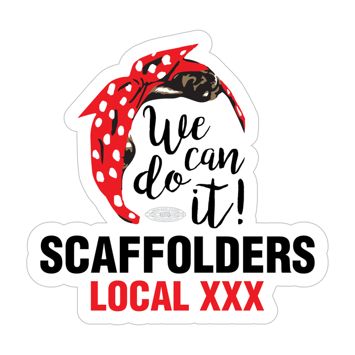 Custom Scaffolder Stickers – Union Made Stickers
