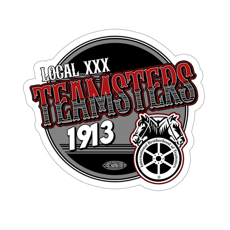 Custom Teamster Stickers – Union Made Stickers