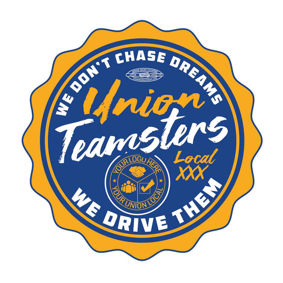 Custom Teamster Stickers – Union Made Stickers