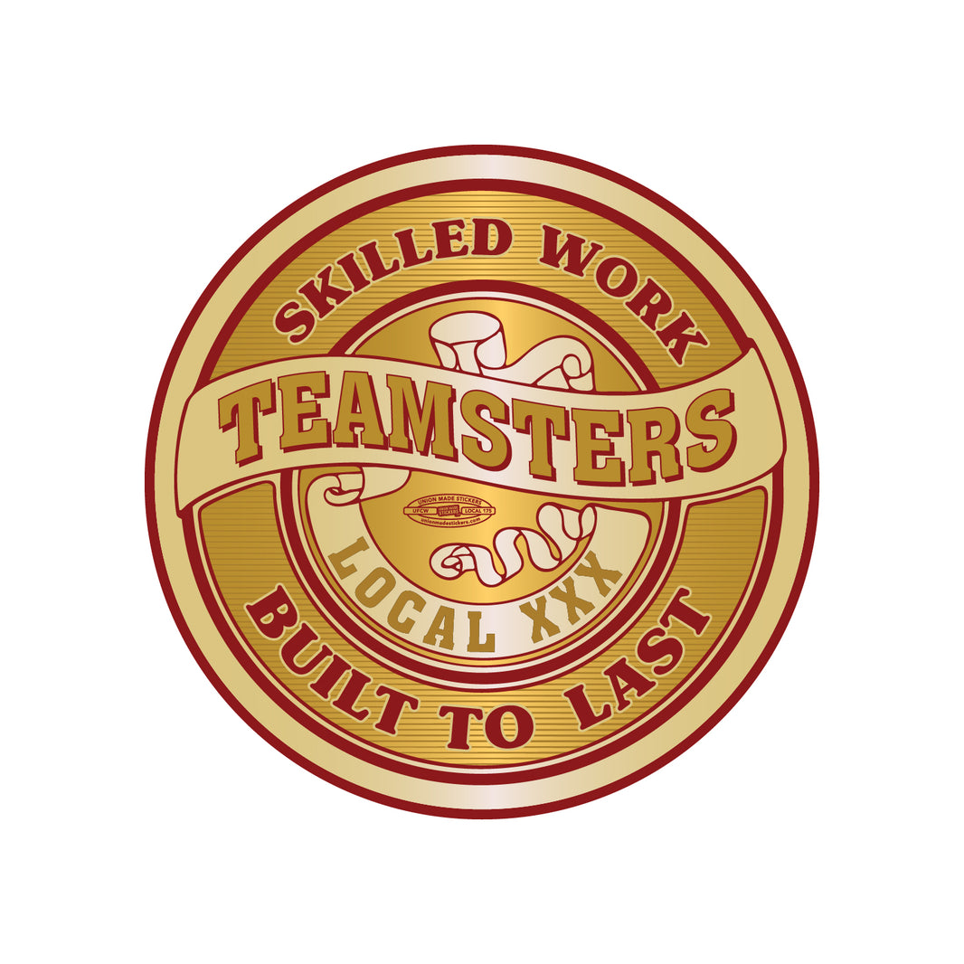 Custom Teamster Stickers – Union Made Stickers