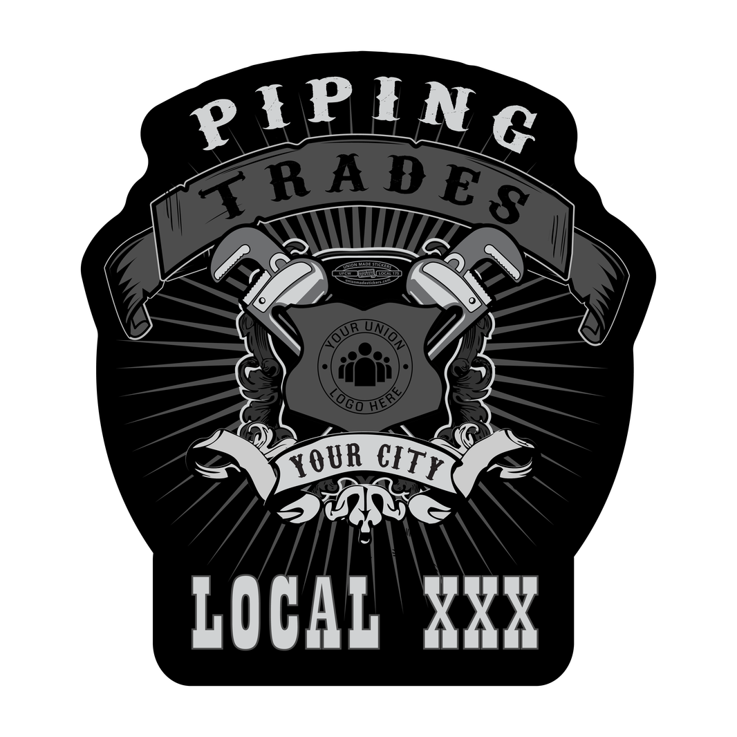 Custom Plumbing, Pipefitting, Sprinkler Fitting, and Welding Stickers ...