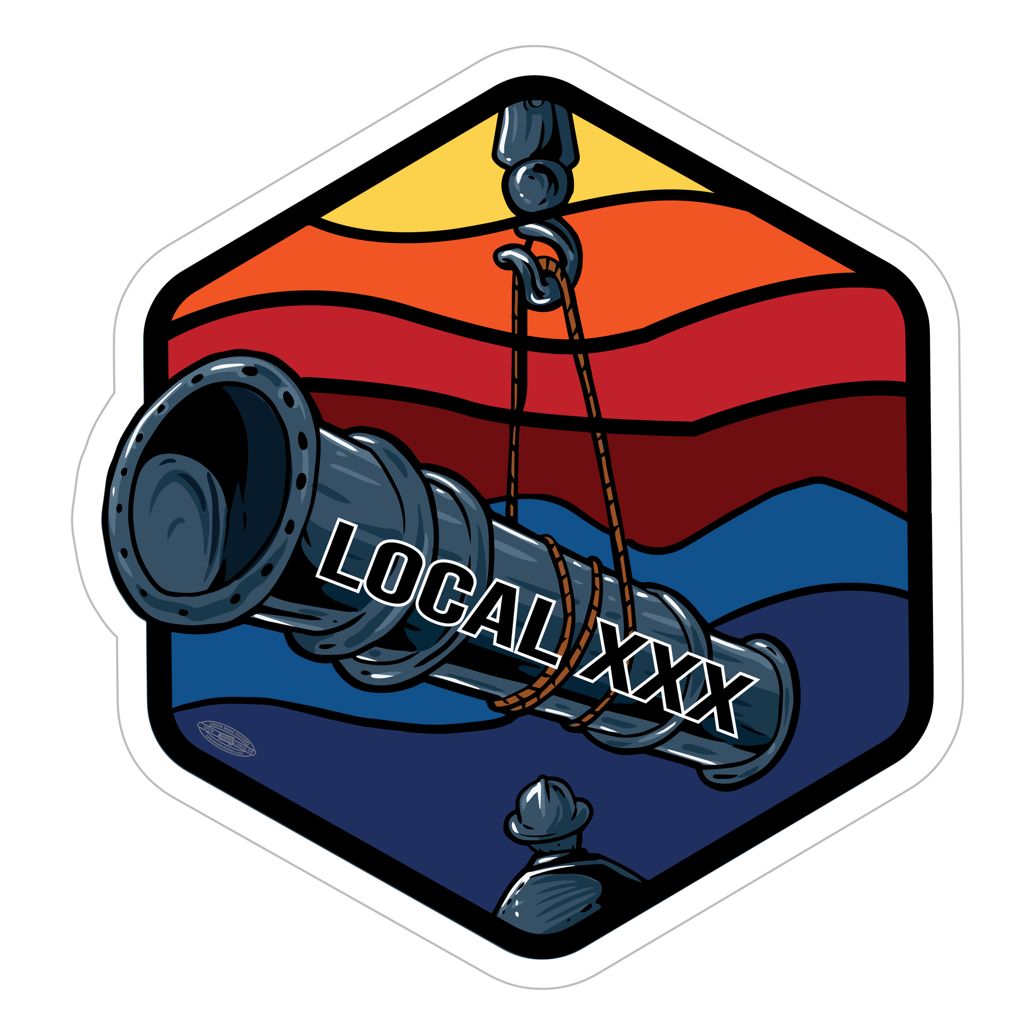 Pipe – Union Made Stickers