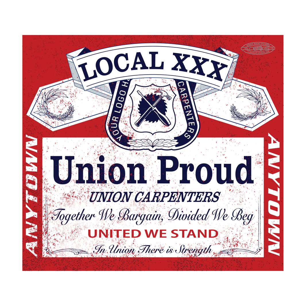 Custom Carpenter Stickers – Union Made Stickers