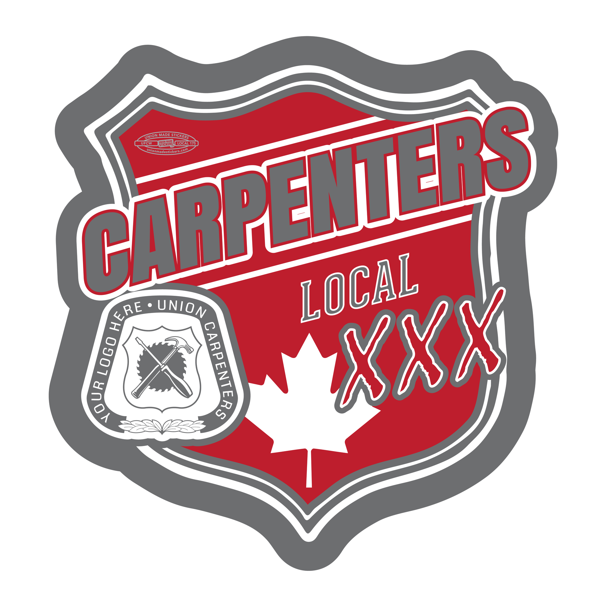Canadian Shield – Union Made Stickers