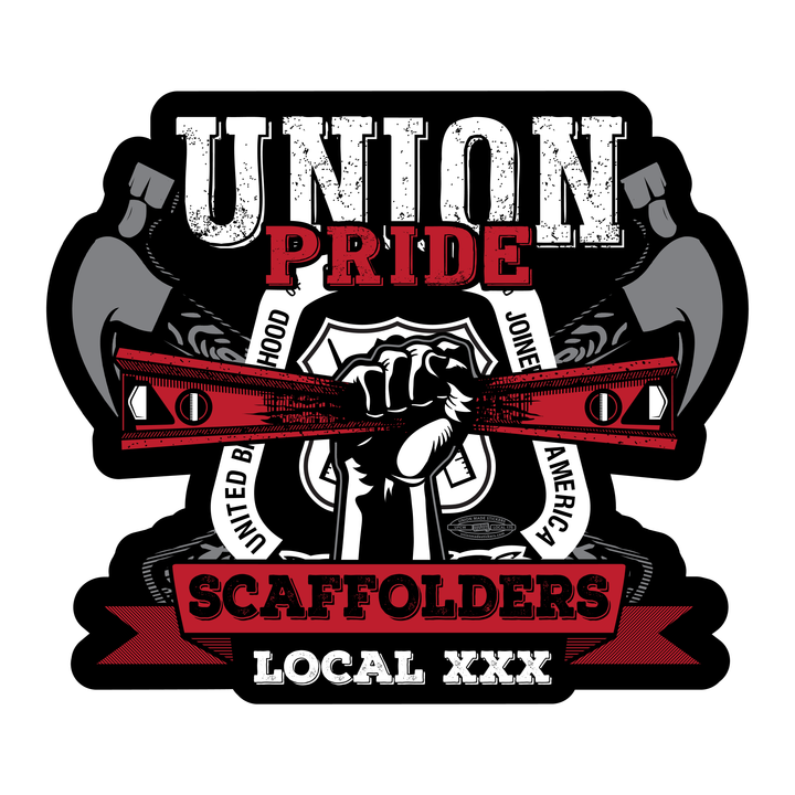 Custom Scaffolder Stickers – Union Made Stickers