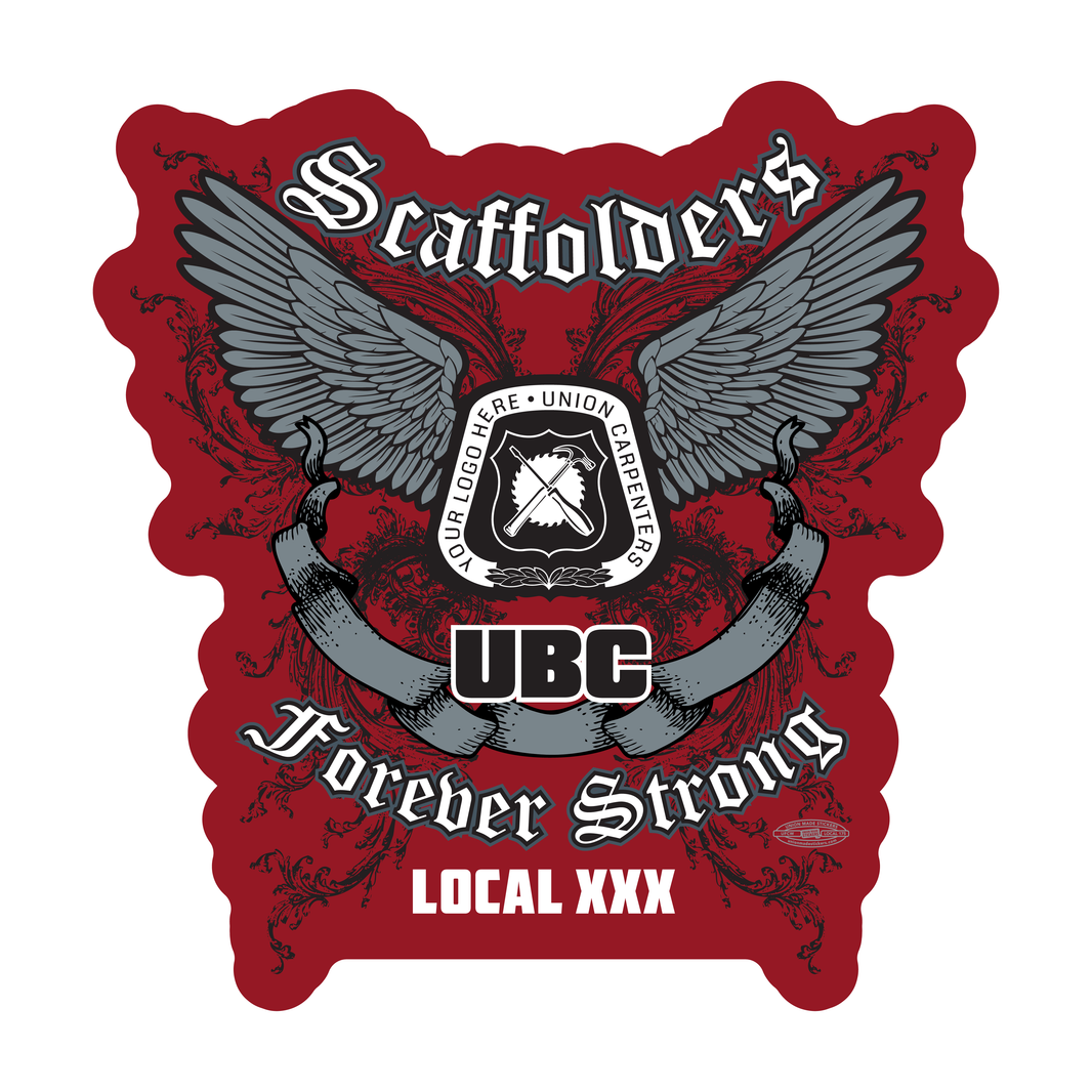 Custom Scaffolder Stickers – Union Made Stickers