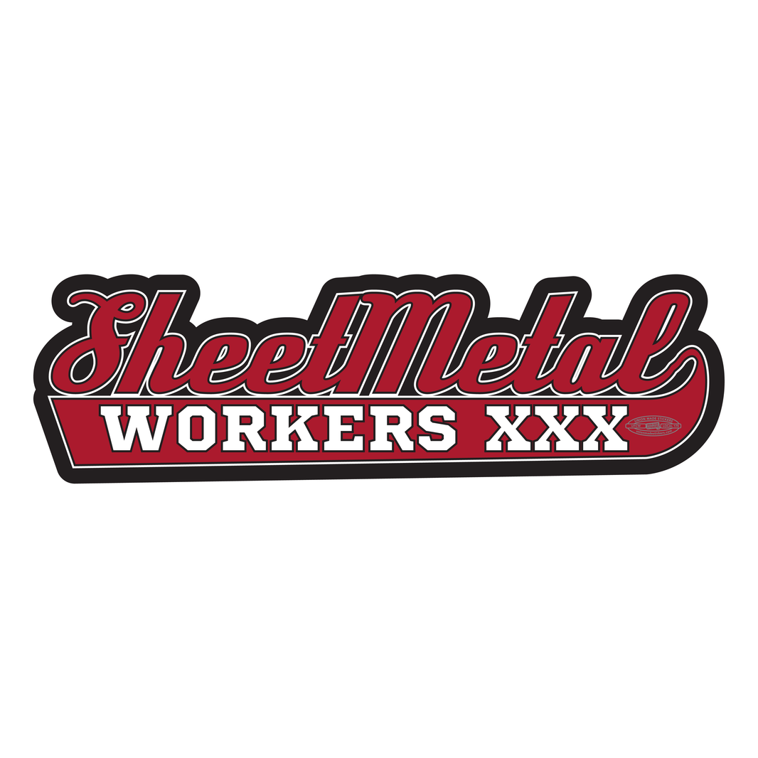 Custom Sheet Metal Worker Stickers – Union Made Stickers