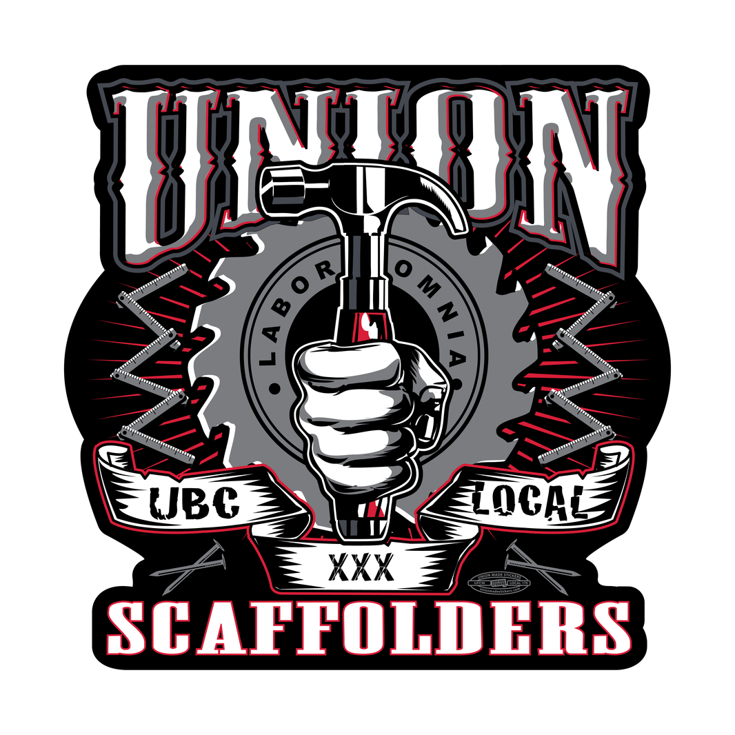 Custom Scaffolder Stickers – Union Made Stickers