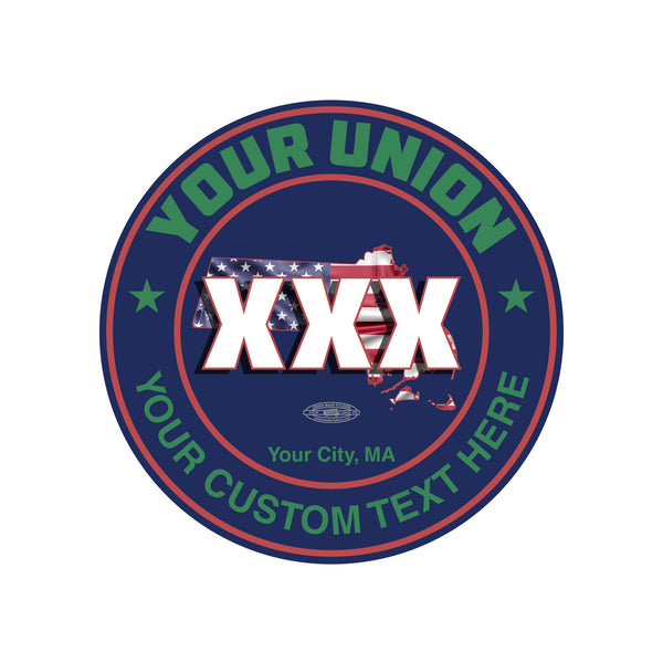 Massachusetts – Union Made Stickers