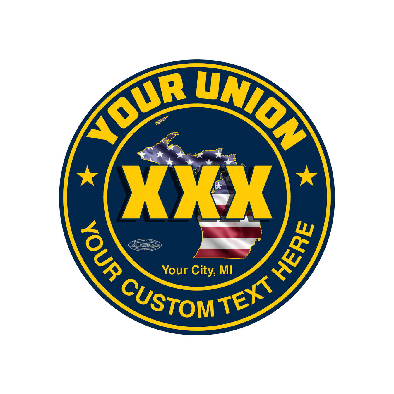Michigan – Union Made Stickers
