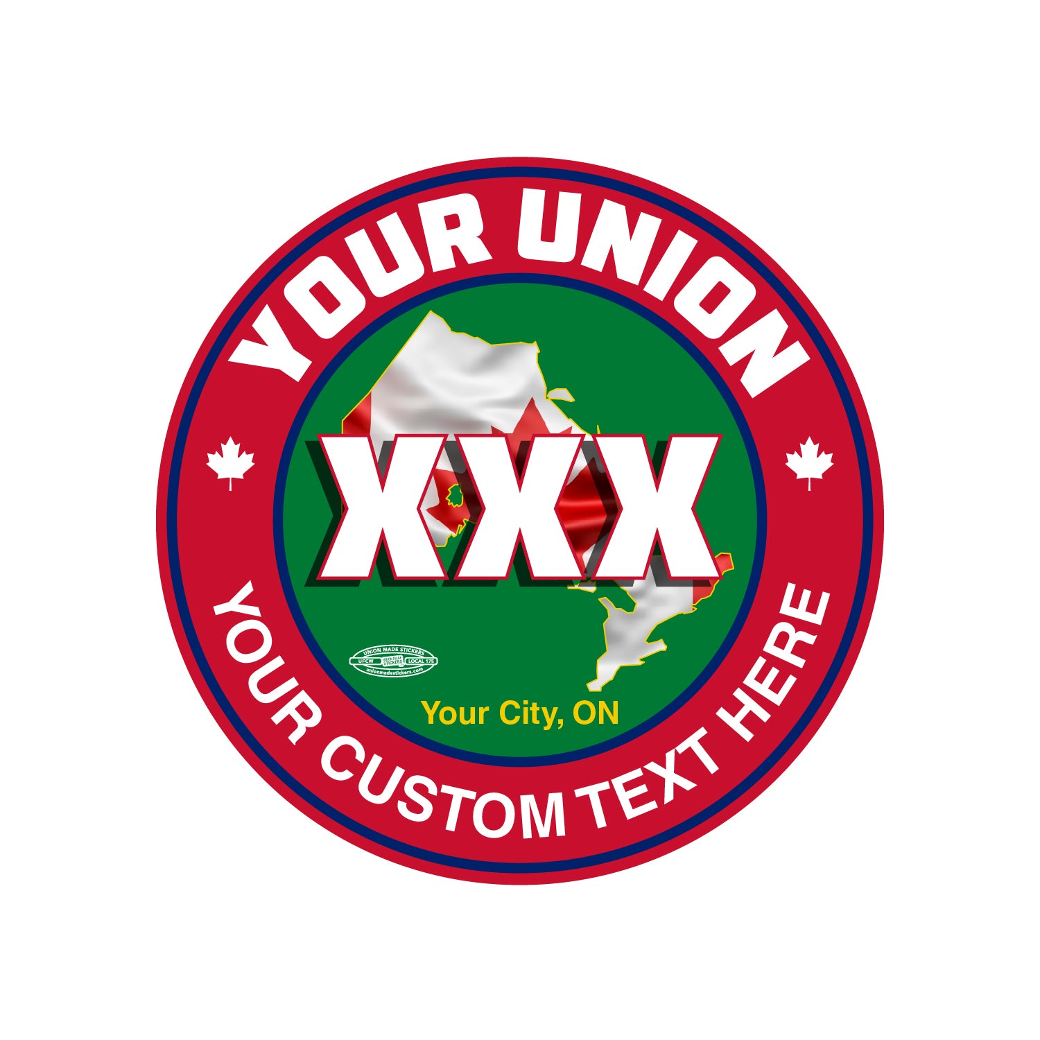 Ontario – Union Made Stickers