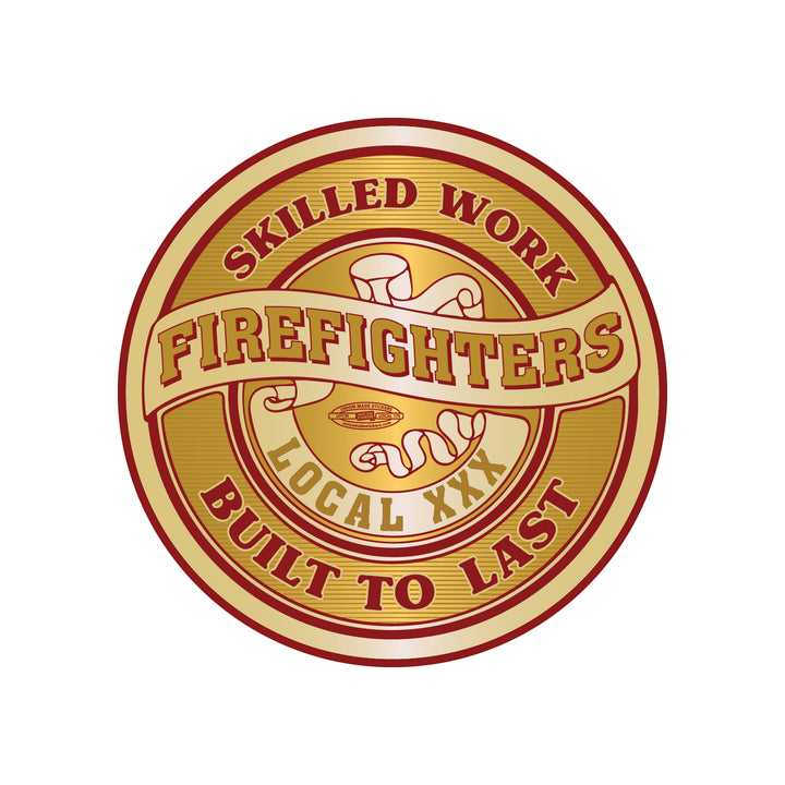 Custom Firefighter Stickers – Union Made Stickers