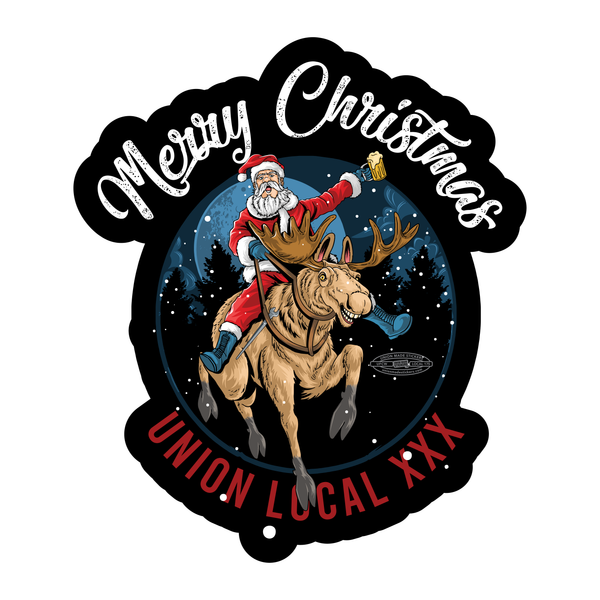 Drunk Santa – Union Made Stickers