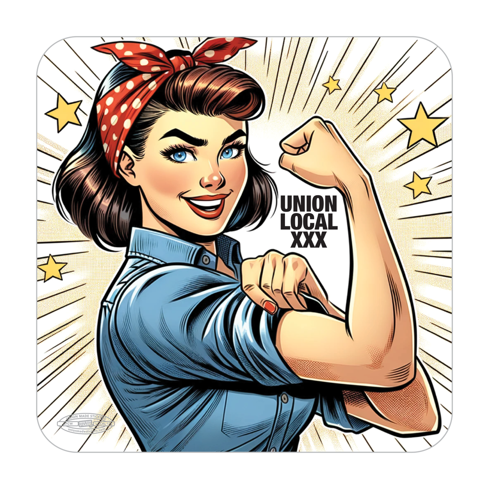 Superhero Rosie – Union Made Stickers