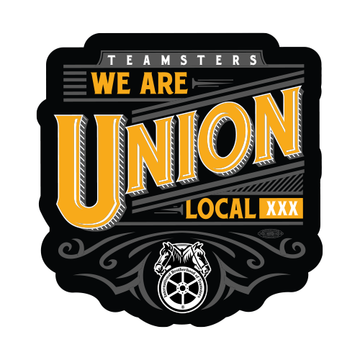 Custom Teamster Stickers – Union Made Stickers