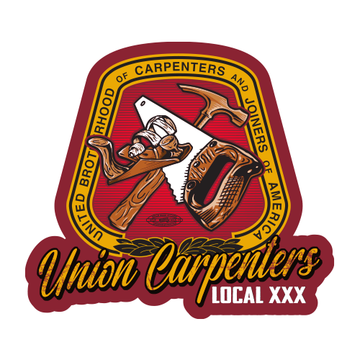 Custom Carpenter Stickers – Union Made Stickers