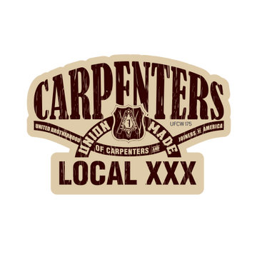 Custom Carpenter Stickers – Union Made Stickers
