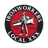 Custom Ironworker Stickers – Union Made Stickers