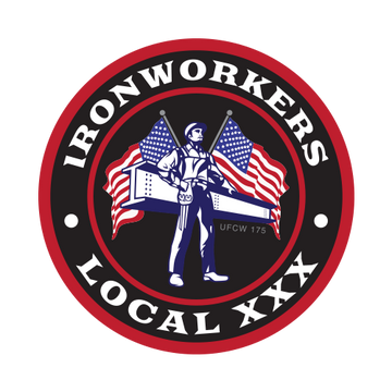 Custom Ironworker Stickers – Union Made Stickers