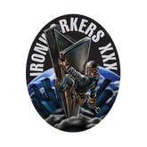 Custom Ironworker Stickers – Union Made Stickers