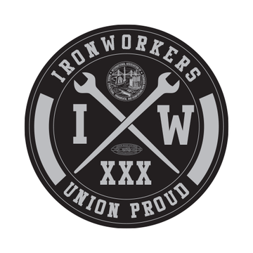 Custom Ironworker Stickers – Union Made Stickers