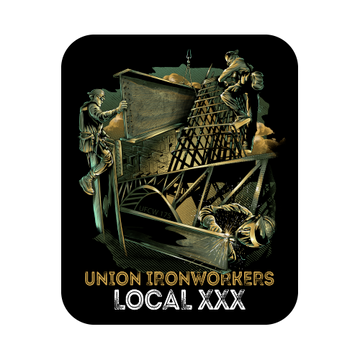 Custom Ironworker Stickers – Union Made Stickers