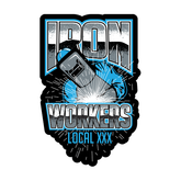 Custom Ironworker Stickers – Union Made Stickers
