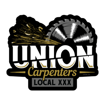 Custom Carpenter Stickers – Union Made Stickers