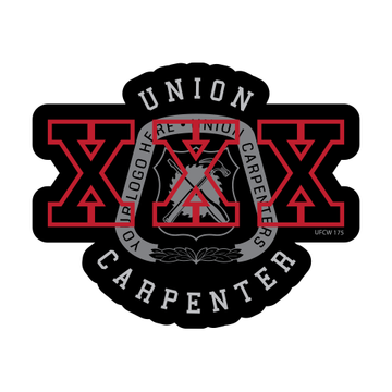 Custom Carpenter Stickers – Union Made Stickers